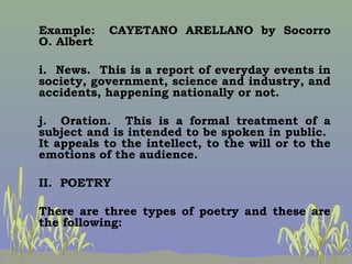 The Philippine Literature | PPT