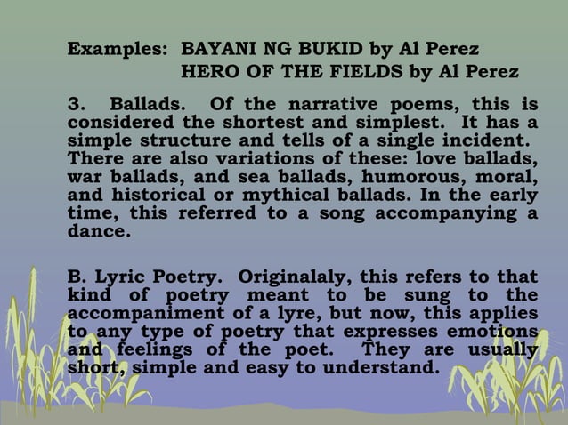 The Philippine Literature | PPT | Poetry | Books and Literature