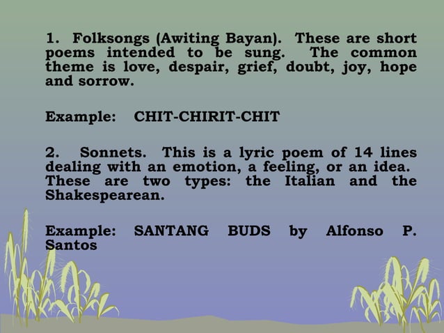 The Philippine Literature | PPT | Poetry | Books and Literature