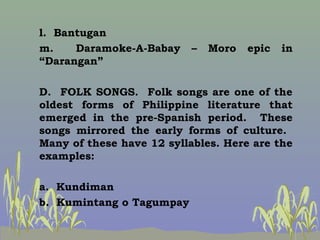 The Philippine Literature | PPT
