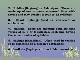 The Philippine Literature | PPT