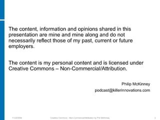 Phil McKinney - On Killer Innovation | PPT