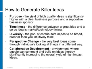 Phil McKinney - On Killer Innovation | PPT
