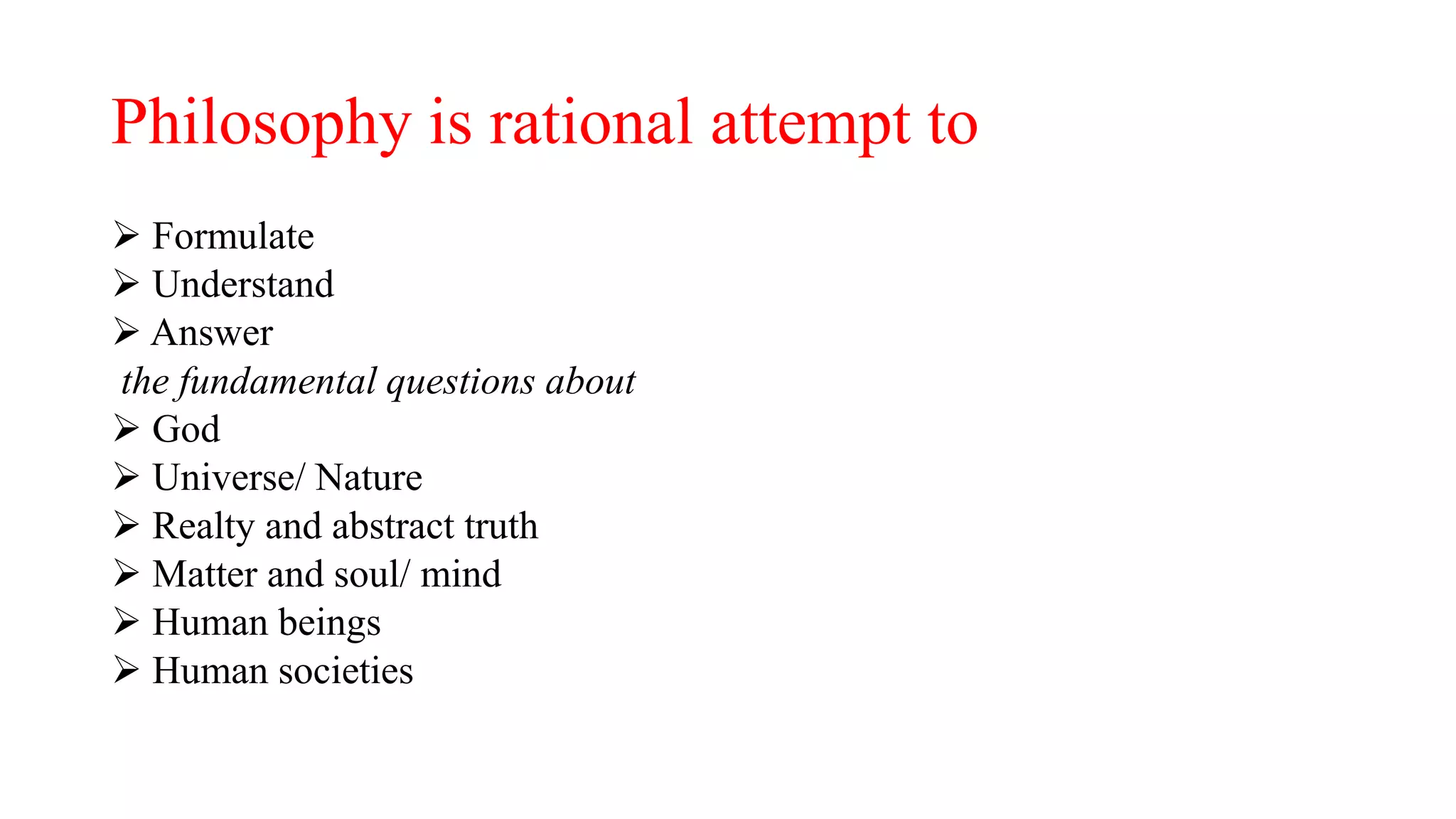 introduction to philosophy | PPTX