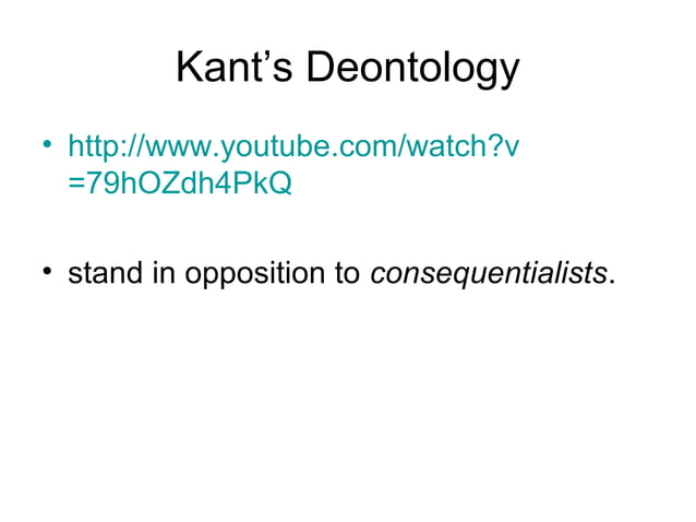Phil – 10 into to philosophy lecture 13 - kant | PPT