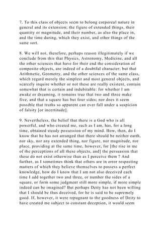 PHIL 201Meditation I of the Things of Which We May Doubt”Exce.docx