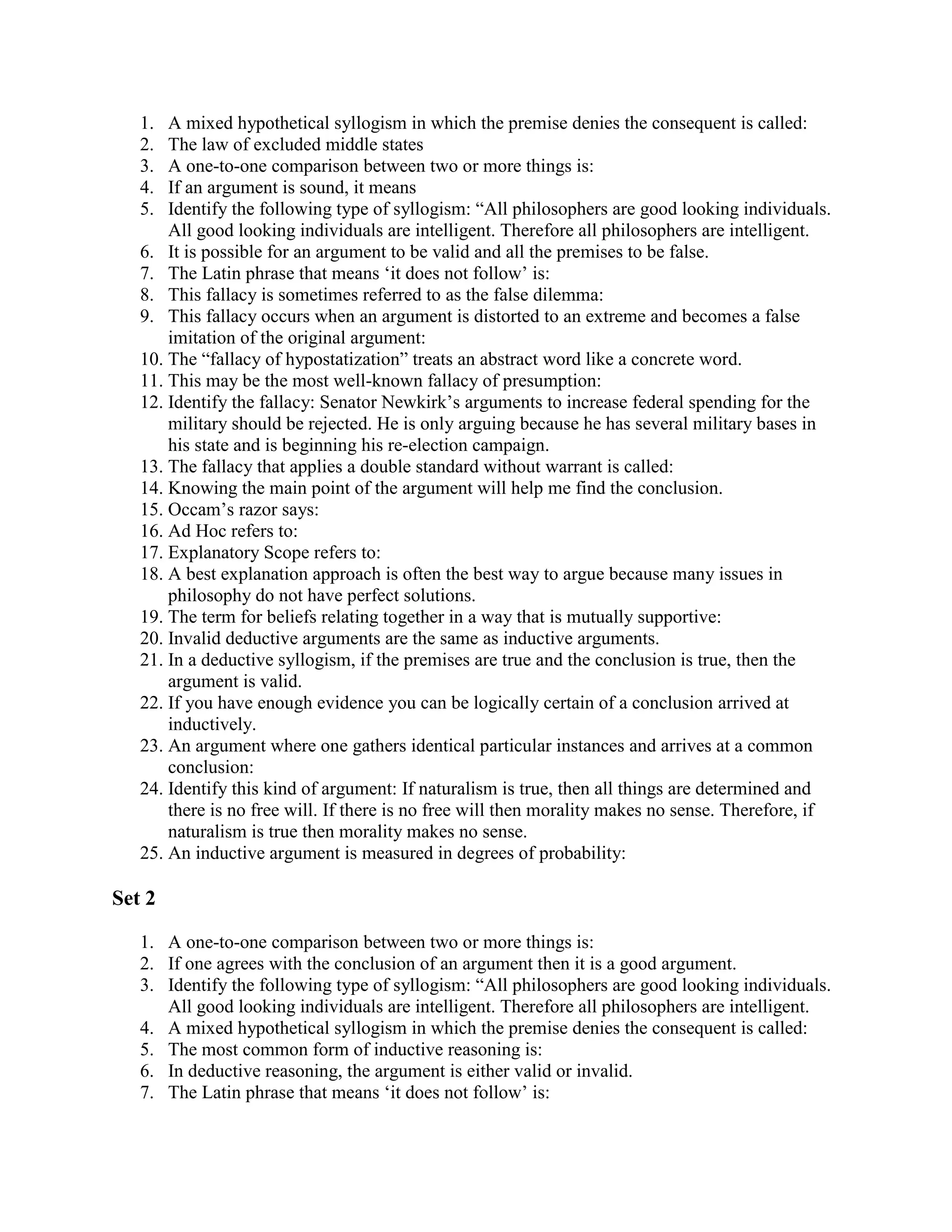 PHIL 201 Quiz 2 Liberty University Homeworksimple.com