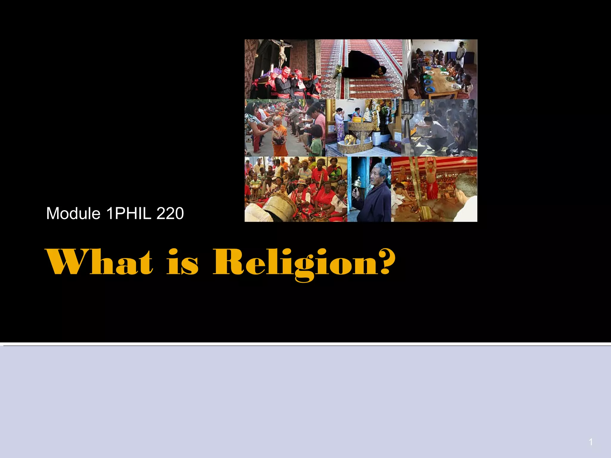 What is Religion? Class 1 lecture | PPT