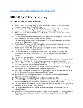 PHIL 240 Quizzes 5,6,7,8 Liberty University.docx