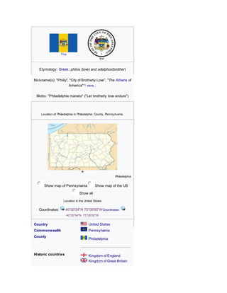 Philadelphia document | PDF