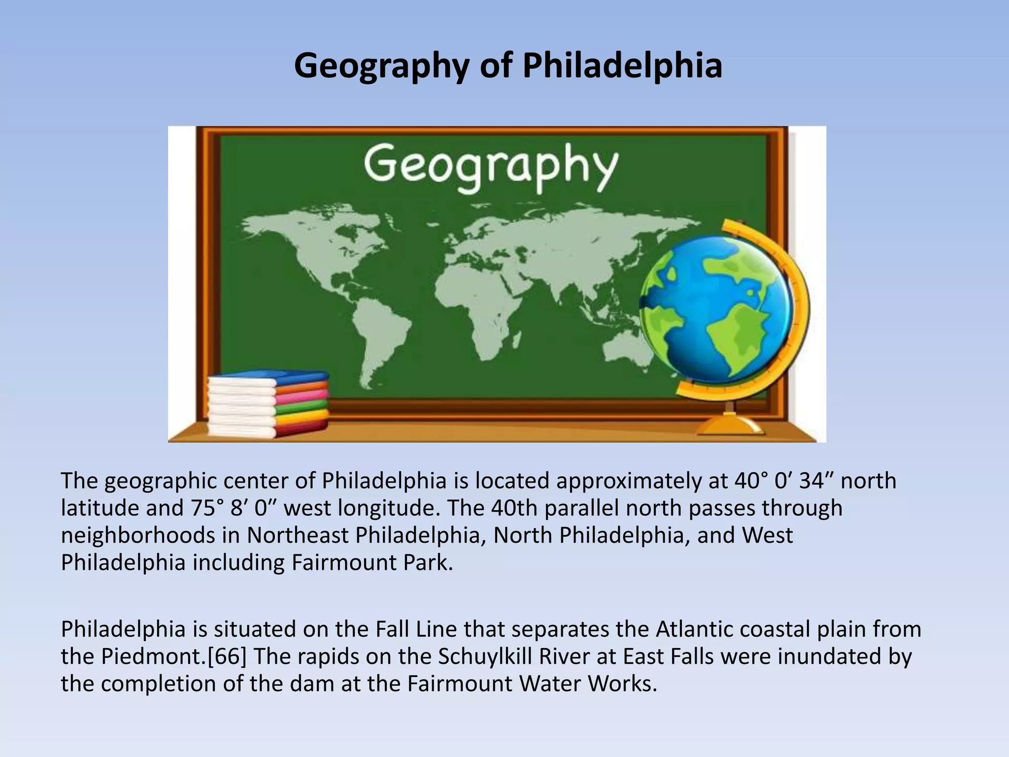 Philadelphia Population, Geography and Important facts | PPT