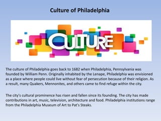 Philadelphia Population, Geography and Important facts | PPT