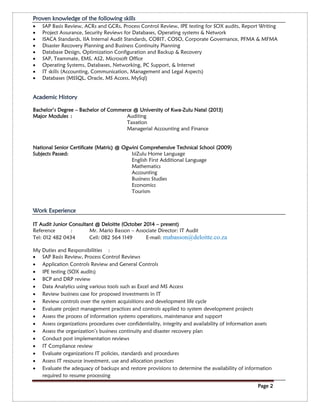 Philani Kweyama's CV | PDF