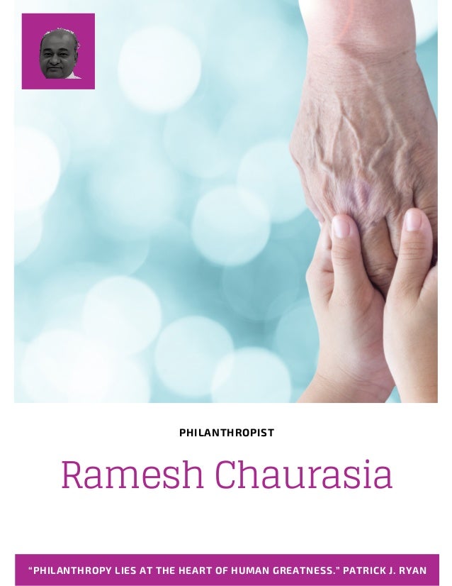 Philanthropist ramesh chaurasia | PDF