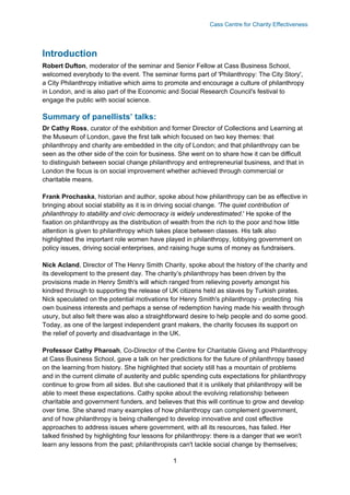 Philanthropists as change makers | PDF