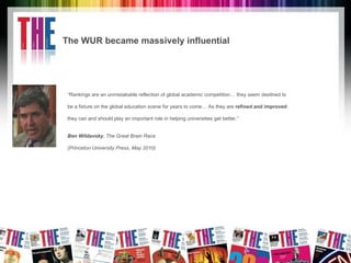 Phil Baty and Jonathan Adams: Rankings Reflection | PPT