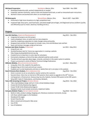 Phil blair resume final | PDF