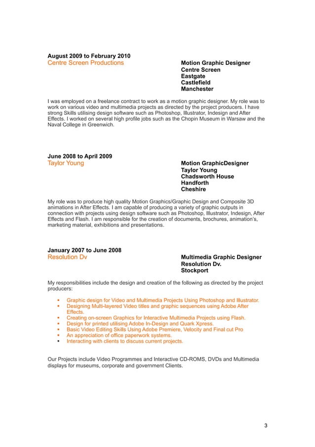 Phil Boardman Cv 2012 | PDF