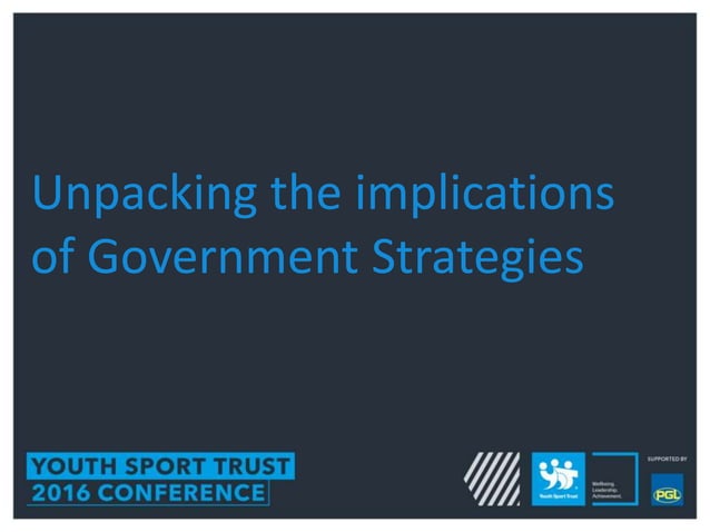 2016 Conference - Unpacking the implications of the new DCMS Sport and ...
