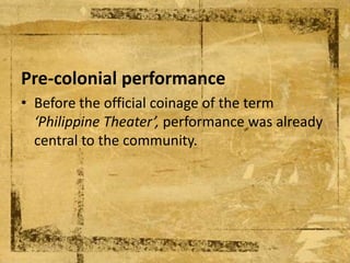 Phil drama and theater | PPTX
