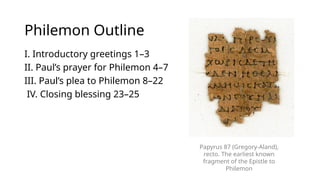 The Epistle to Philemon - An overview.pptx