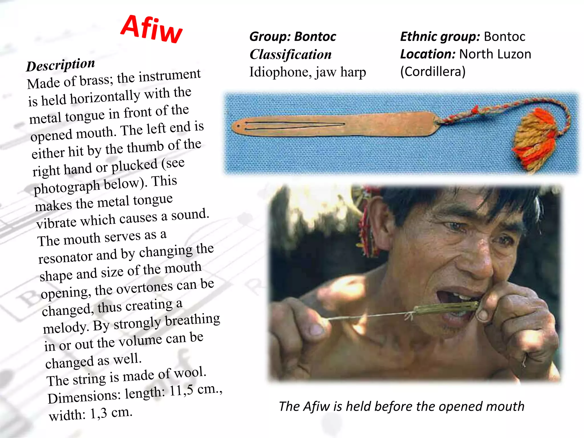 Philippine Ethnic Musical Instruments | PPTX