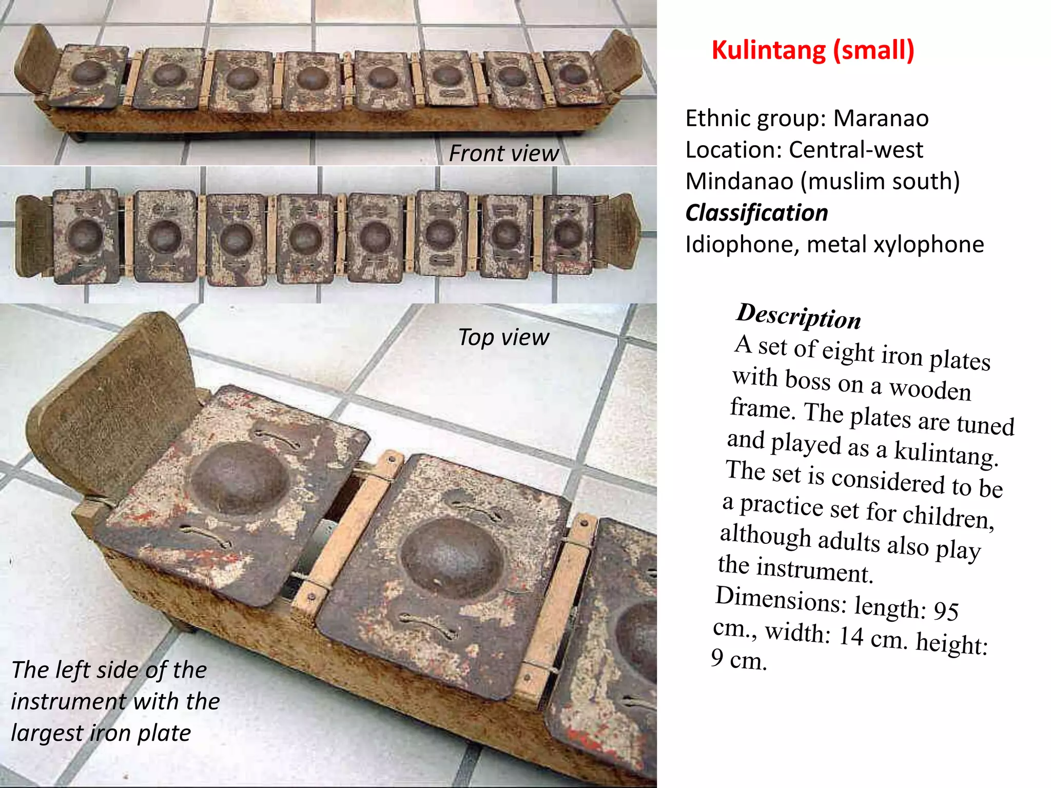 Philippine Ethnic Musical Instruments | PPTX