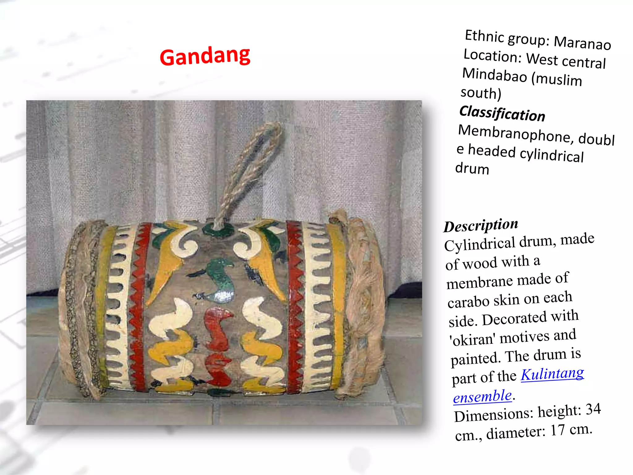 Philippine Ethnic Musical Instruments | PPTX