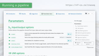 Reproducible bioinformatics workflows with Nextflow and nf-core | PDF