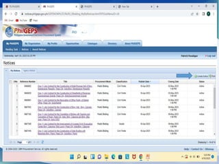 Philgeps Presentatation | PPTX