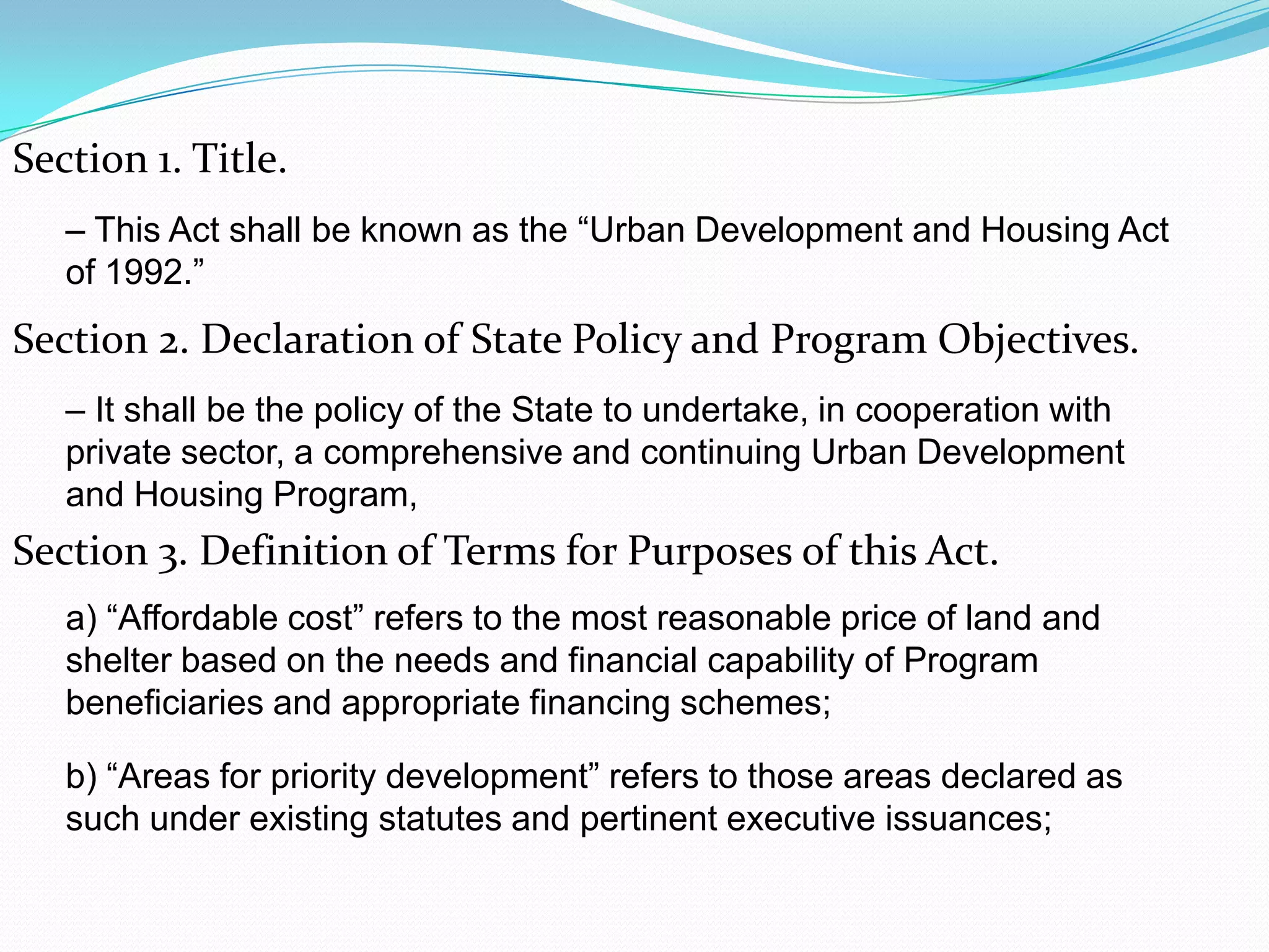 RA No. 7279(Geronimo) | PPTX