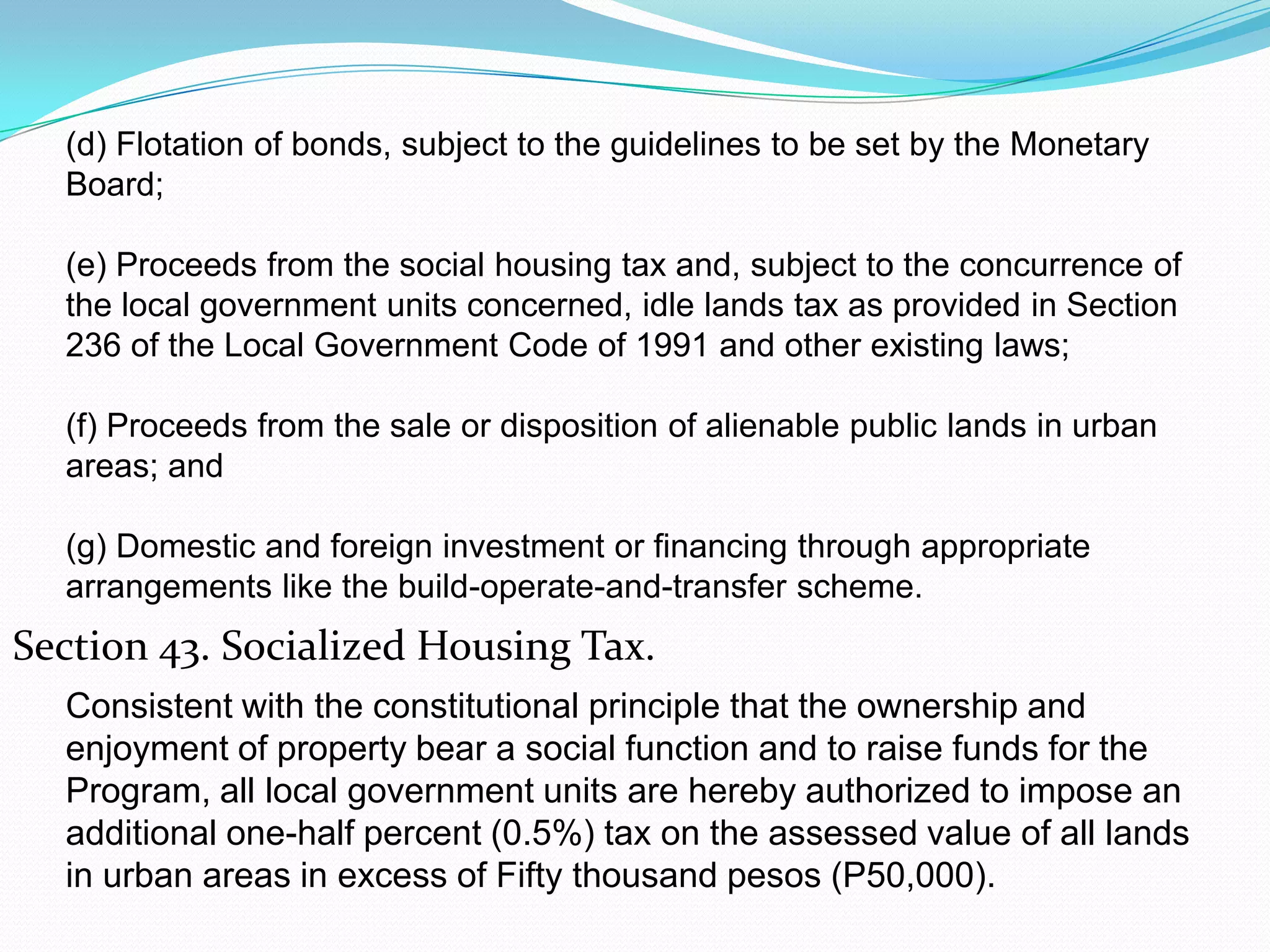 RA No. 7279(Geronimo) | PPTX | Government Support and Welfare ...