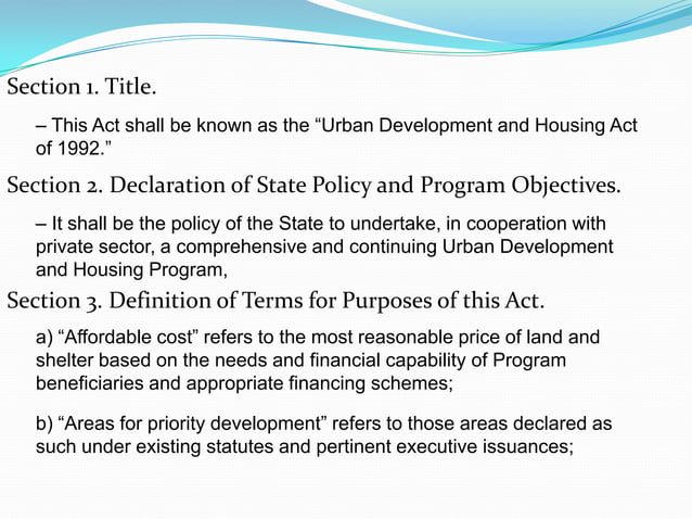 RA No. 7279(Geronimo) | PPTX | Government Support and Welfare ...