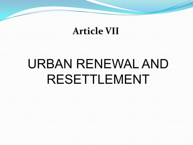 RA No. 7279(Geronimo) | PPTX | Government Support and Welfare ...