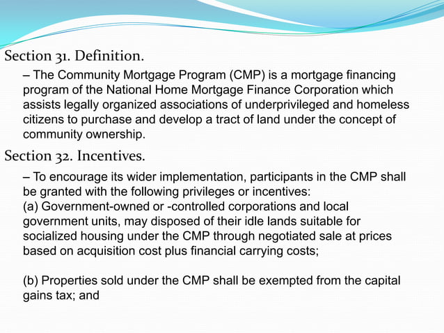 RA No. 7279(Geronimo) | PPTX | Government Support and Welfare ...