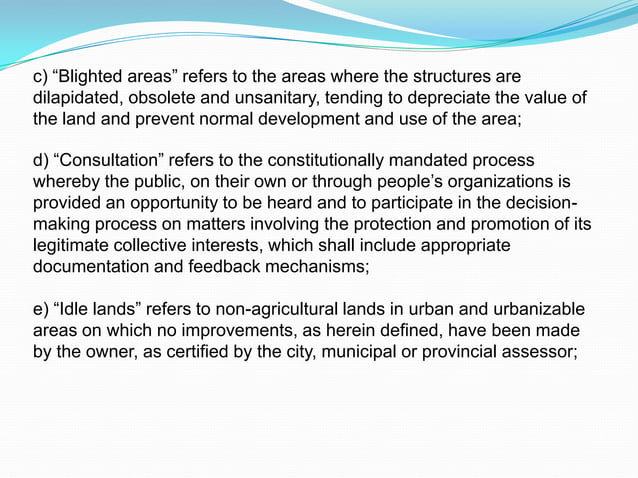 RA No. 7279(Geronimo) | PPTX | Government Support and Welfare ...