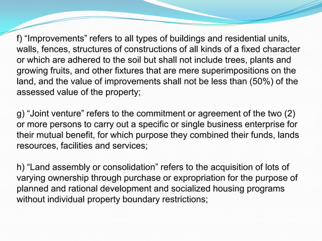 RA No. 7279(Geronimo) | PPTX | Government Support and Welfare ...