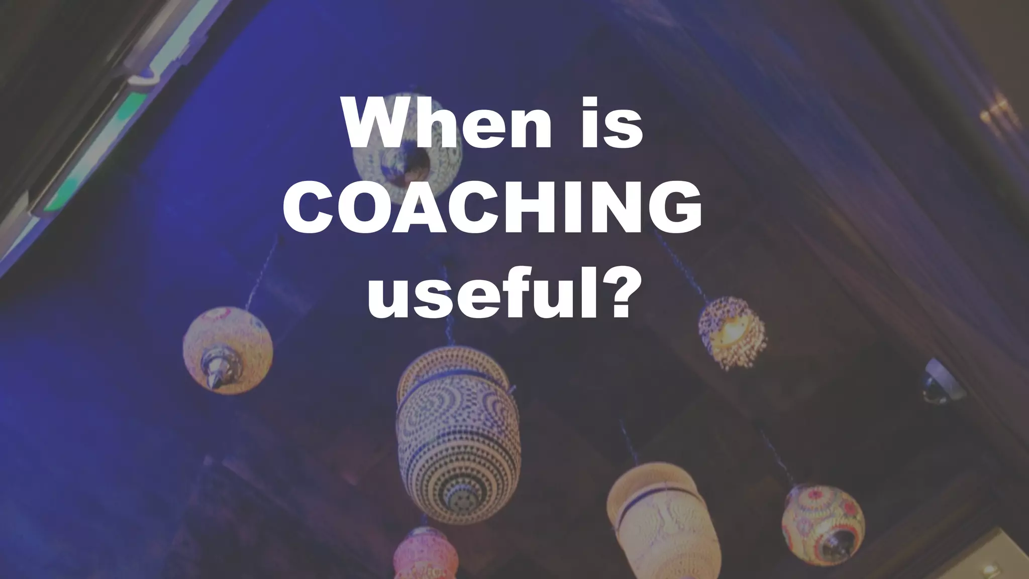 What is coaching - and why does it matter? | PDF
