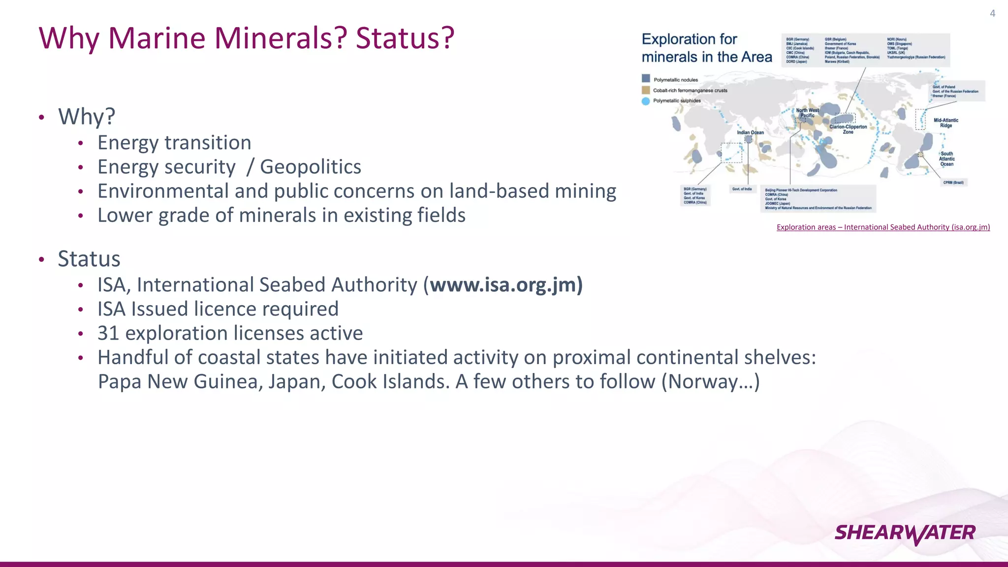 SEISMIC FOR EXPLORING SEABED MINERALS AT THE MID-ATLANTIC RIDGE | PPT