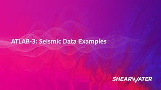 SEISMIC FOR EXPLORING SEABED MINERALS AT THE MID-ATLANTIC RIDGE | PDF