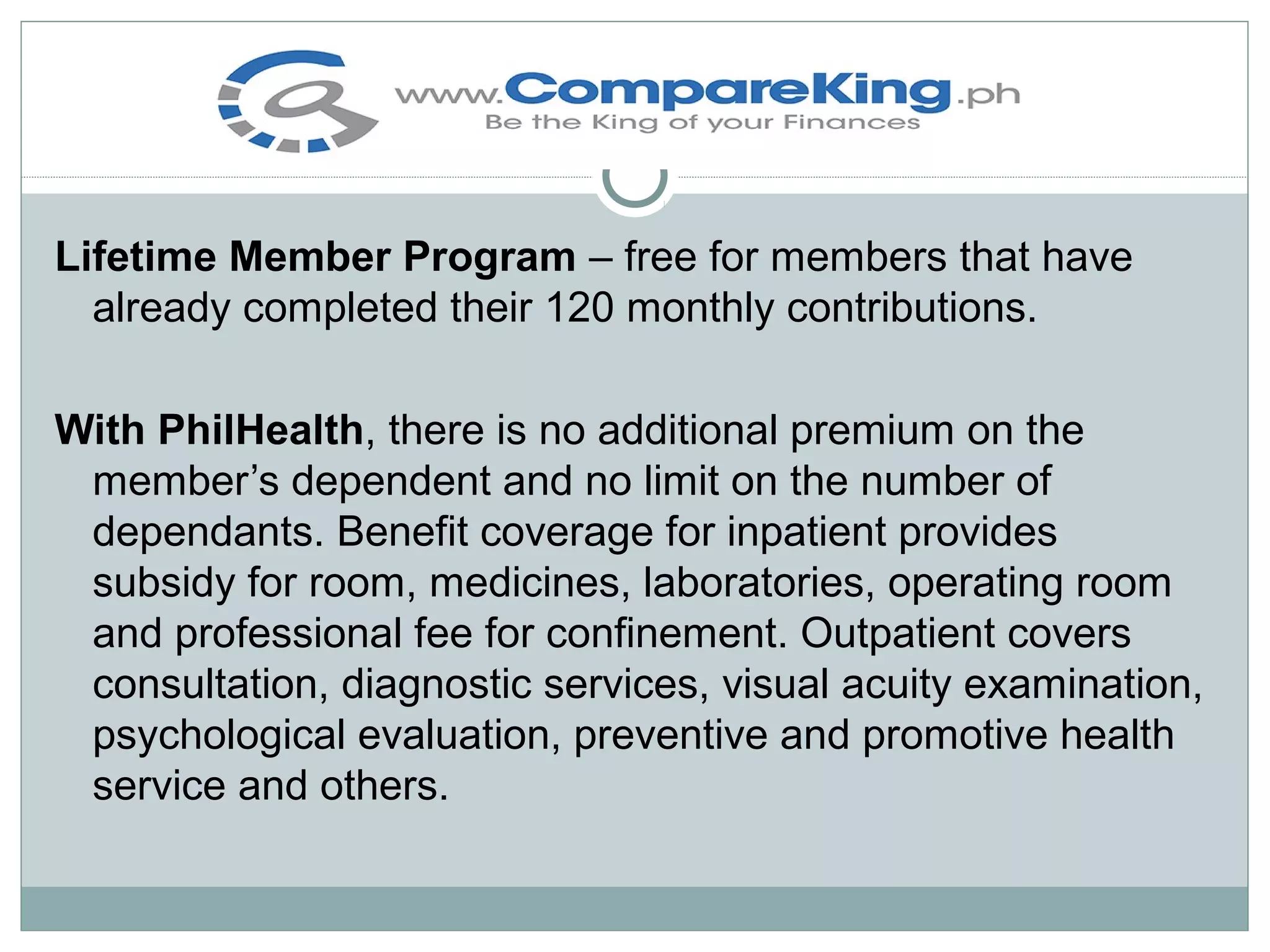 Philhealth and the private health insurance part one | PPT