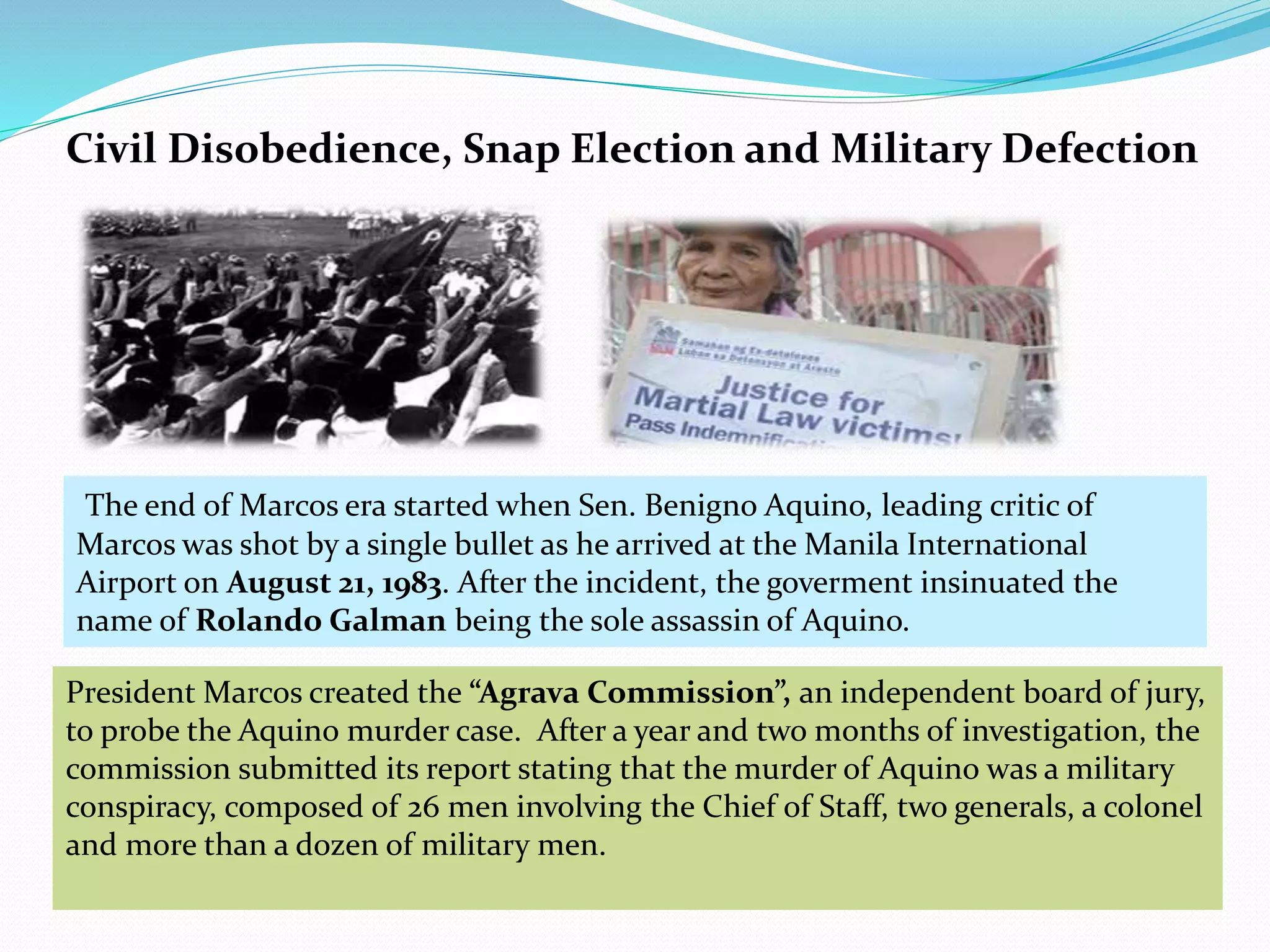 Political Development of the Presidents from Roxas to Marcos (1946-1986 ...