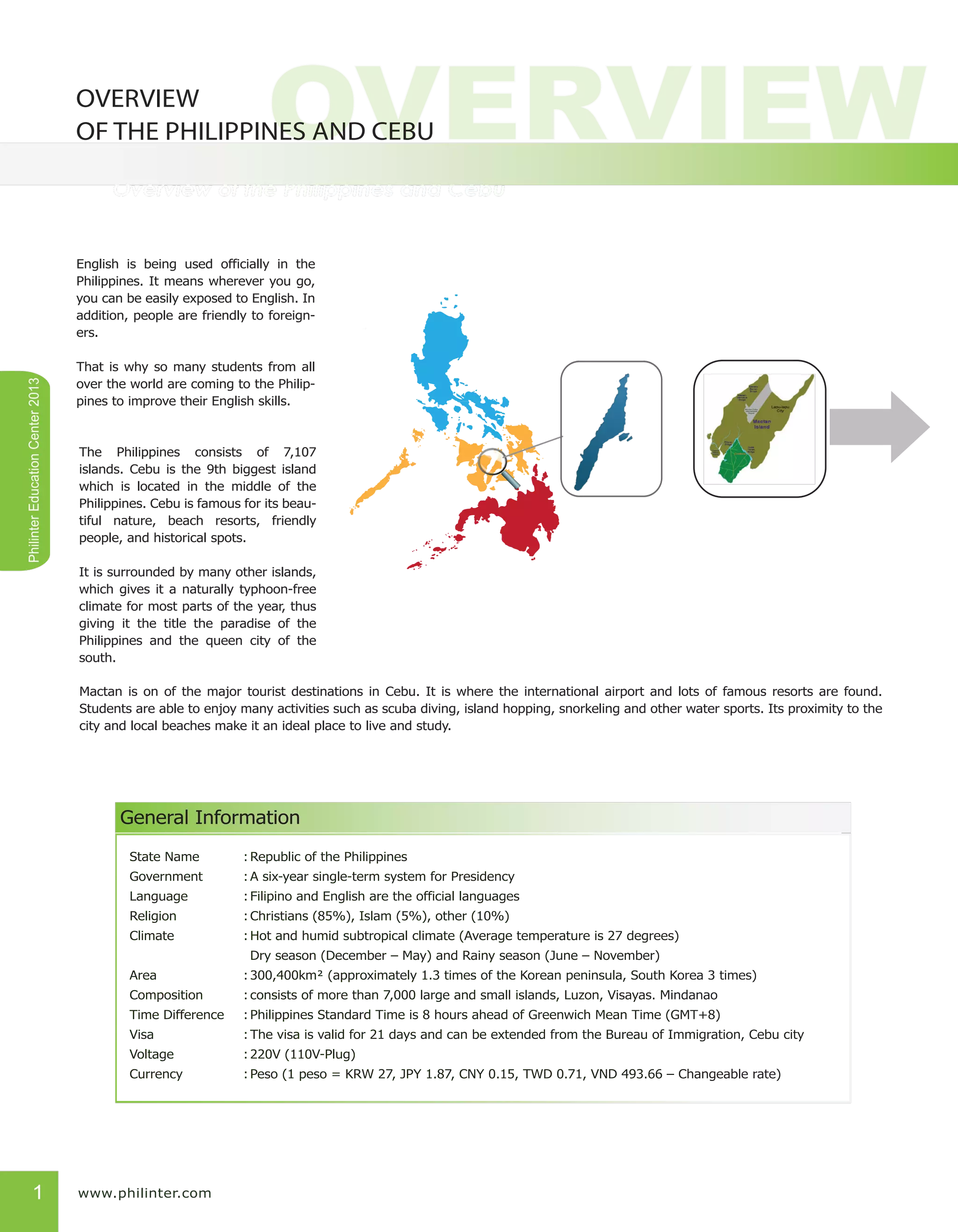 Philinter brochure with adjustment layout | PDF