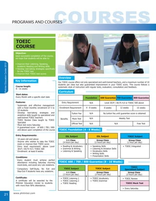 Philinter brochure with adjustment layout | PDF