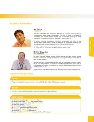 Philinter brochure with adjustment layout | PDF