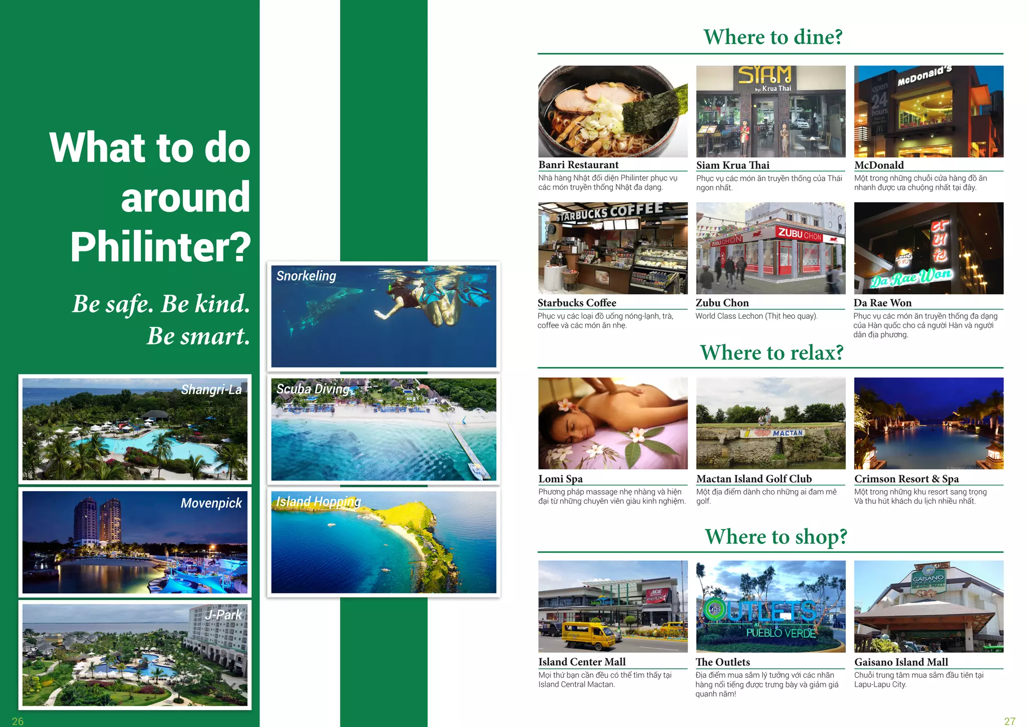 Trường Anh ngữ Philinter, Philippines - Vietnamese brochure 2018 | PDF