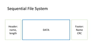 File Systems: Why, How and Where | PPT