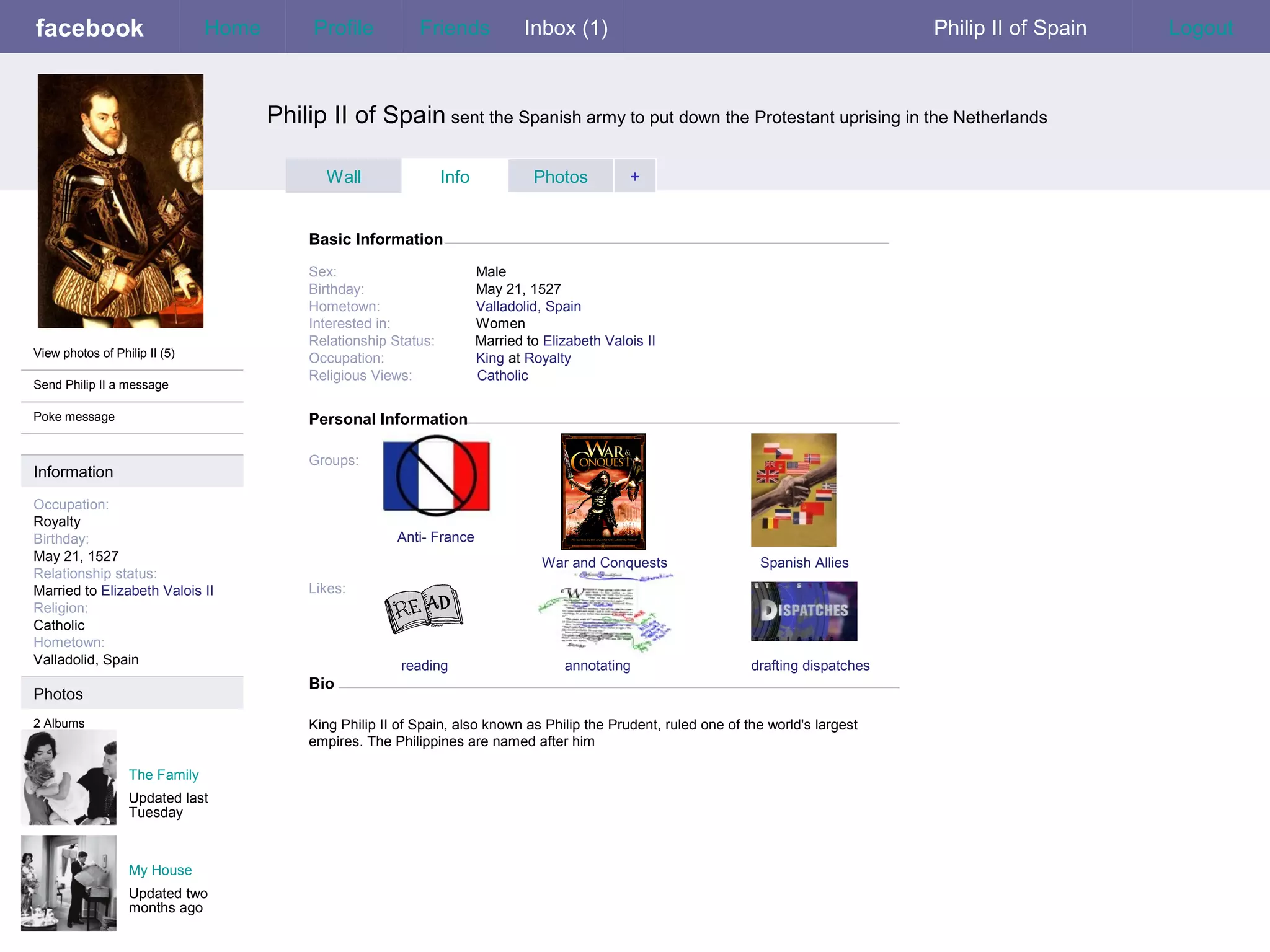 Philip ii facebook | PPT