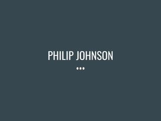 PHILIP JOHNSON.pdf pres3entation for the | PDF