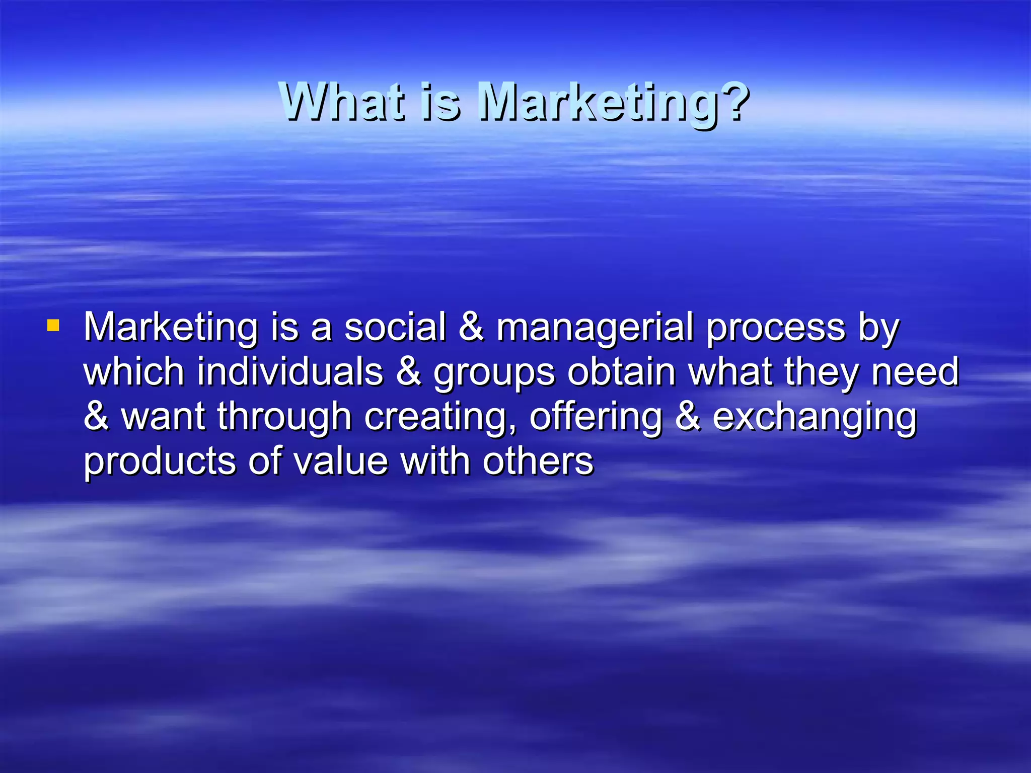 Philip Kotler Marketing | PPS | Business Accounting & Finance | Business